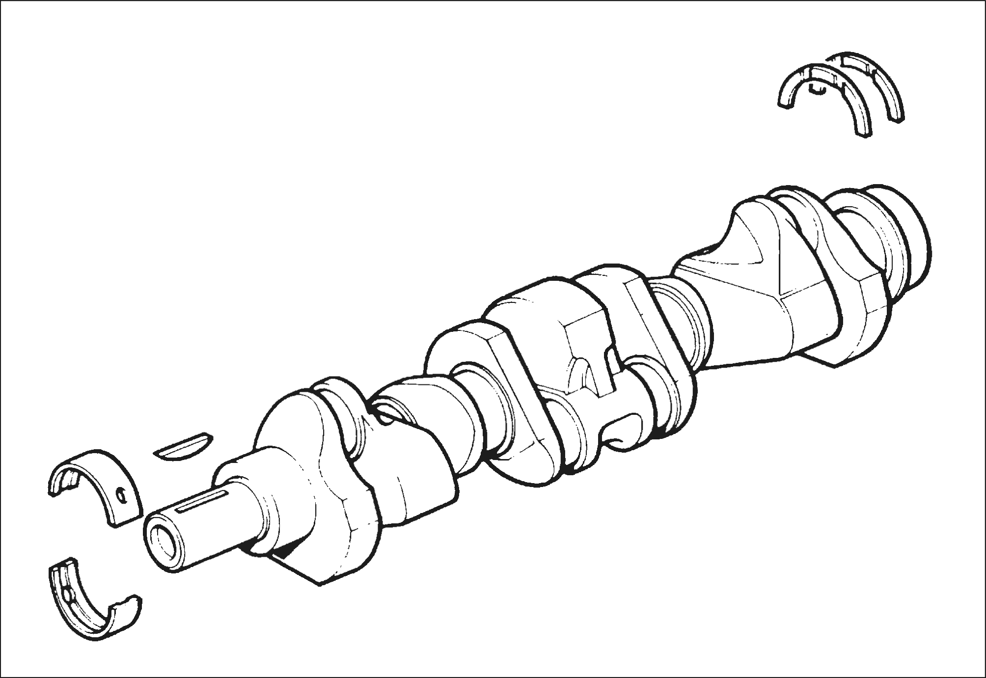 CRANKSHAFT THRUST WASHERS - THE (test) TRIUMPH 2000 / 2500 / 2·5 REGISTER
